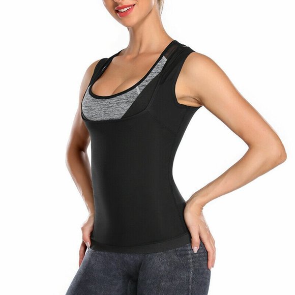 Shirts | Body Sweat Shaper Sauna Vest Slimming Gym Yoga Sports | Poshmark